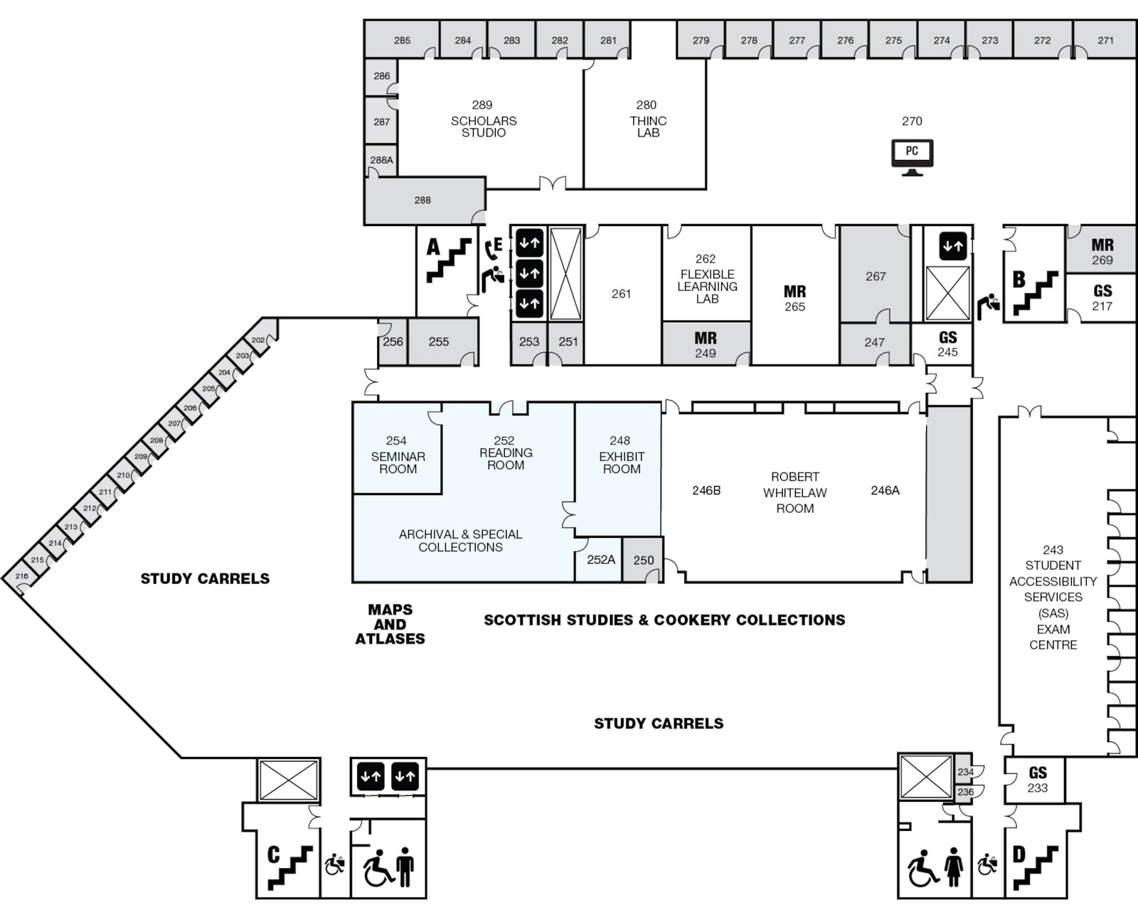 Library Map | University of Guelph Library