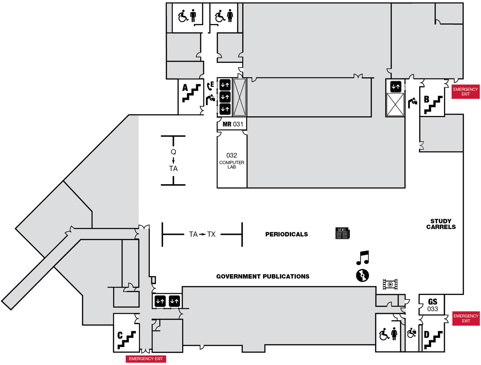 Library Map | University of Guelph Library